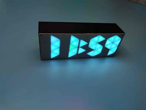 How To Make A Neopixel Rainbow Clock Clock Clock Sound Seven