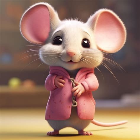 Premium Photo Small Rat Living Indoors