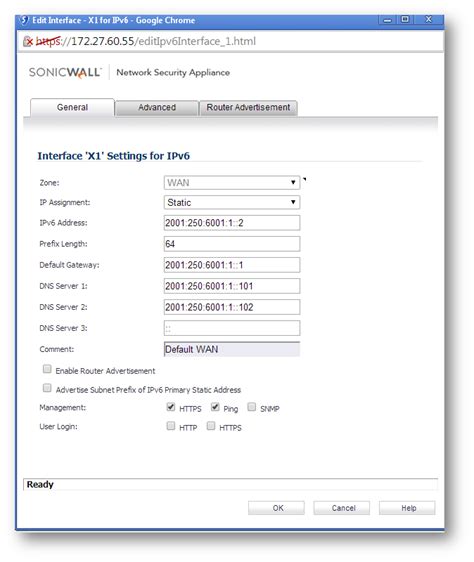How Can I Configure The Sonicwall Wan X1 Interface With Static Ip