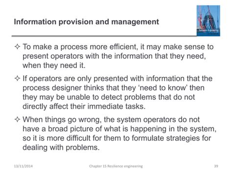 Ch14 Resilience Engineering Pptx