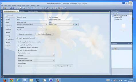 δημιουργία εφαρμογής με Microsoft Visual Basic Youtube