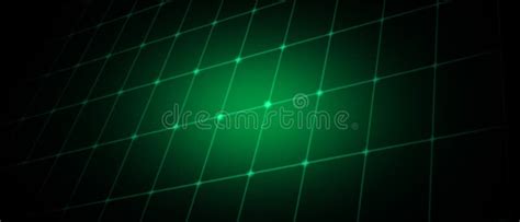 Abstract Technology Background With Grid Data Stock Illustration Illustration Of Basic Glow