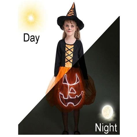 Buy Pumpkin Witch Girls Costume Mydeal