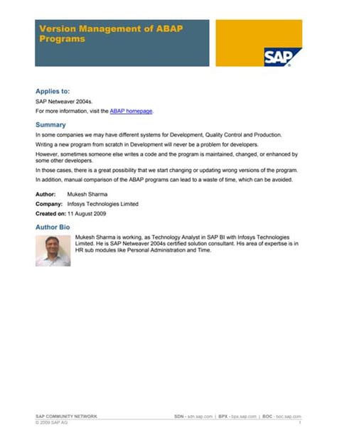 Step By Step Guide For Creating First Abap Report In Sap Pdf