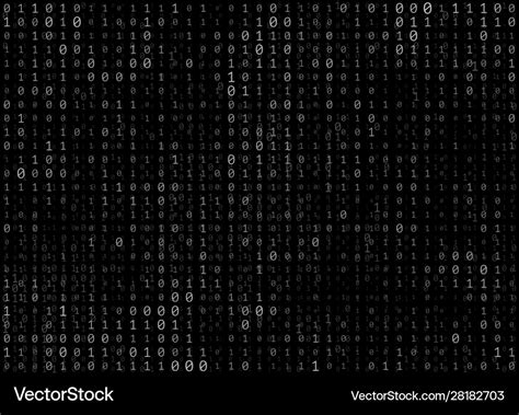 Binary Code Abstract Background Royalty Free Vector Image