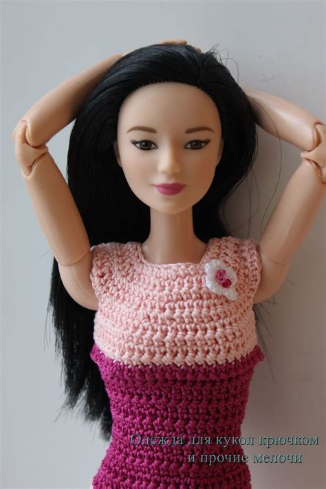Шьём одежду для Барби Crochet Top Crochet Hats Crochet