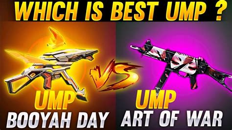 Evo Ump Vs Ump Art Of War Best Ump Skin Ump Best Skin In Free Fire