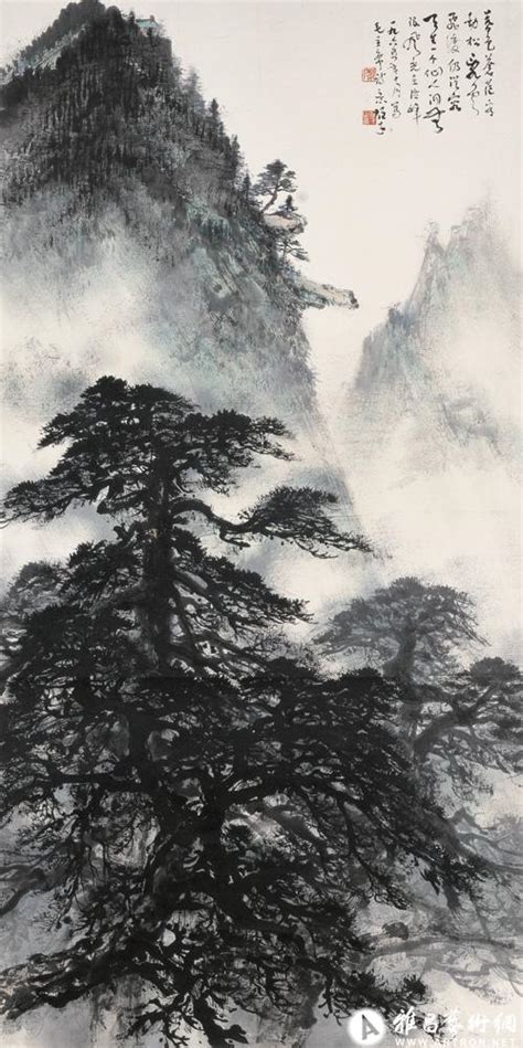 北江木筏《山水清音—黎雄才 陈金章作品集》黎雄才作品展黎雄才在线作品黎雄才纪念网站 雅昌艺术家网