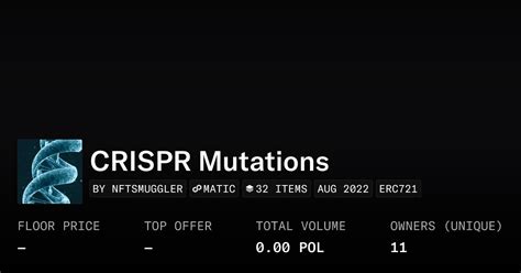 Crispr Mutations Collection Opensea