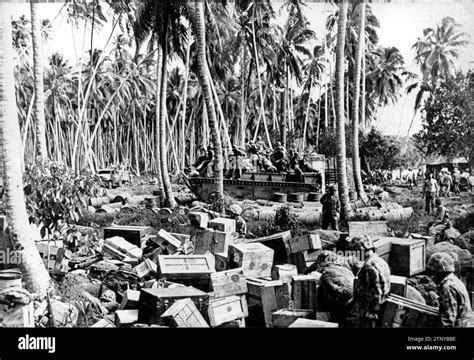 Rendova Solomon Islands December 1943 A Marine Corps Amphibious