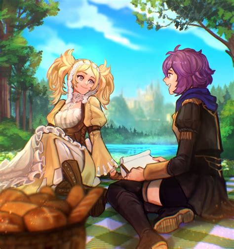 Lissa And Bernadetta Having A Picnic Riamnotdelicate
