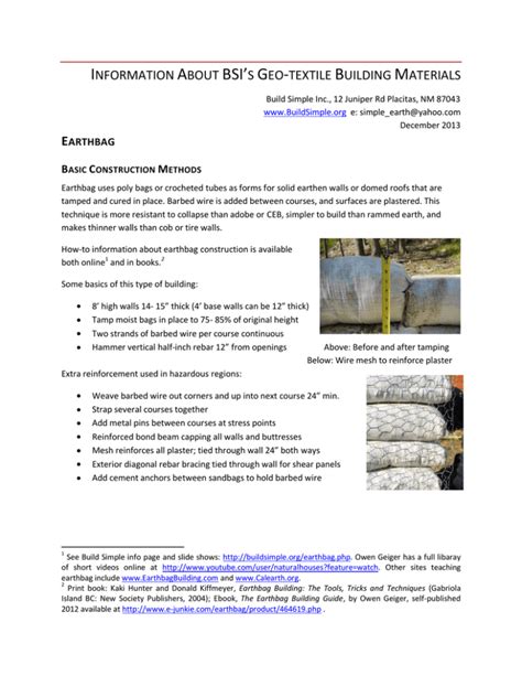 Basic Construction Methods