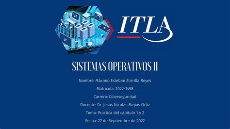 Sistemas Operativos Práctica del capítulo y YouTube