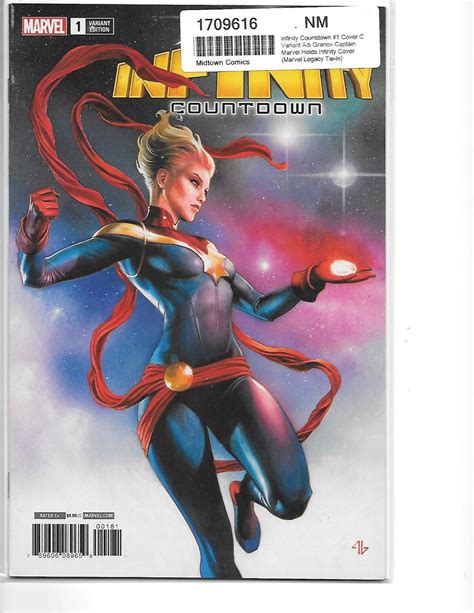 INFINITY COUNTDOWN Adi Granov Captain Marvel Holds Infinity Variant NM Antique Price Guide