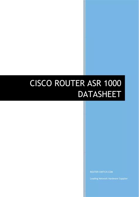 PPT CISCO ROUTER ASR DATASHEET PowerPoint Presentation Free Download ID