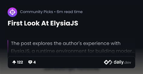 First Look At Elysiajs Rbun