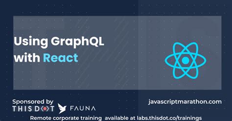 Resource Using Graphql With React This Dot Labs