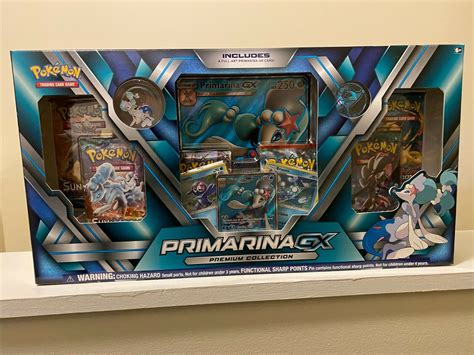 Pokemon Tcg Primarina Gx Premium Collection Box Values Mavin