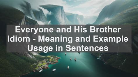 Idiomatically Meaning