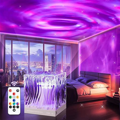 Northern Lights Projector Ceiling Projector 18 Colors Galaxy Projector For Bedroom Ambient