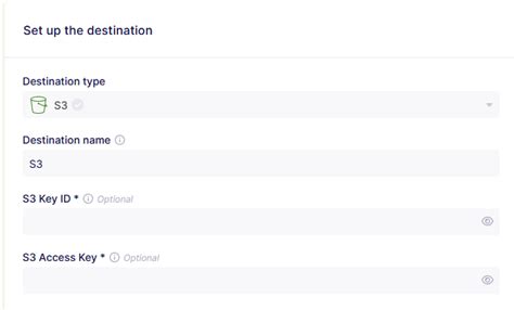 Destination S3 Credentials Not Being Accepted But Are Valid And