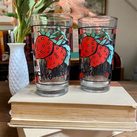 Strawberry Glasses Etsy