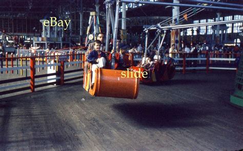 Steeplechase Park Ride 35mm Slide George C Tilyou Coney Island C1961