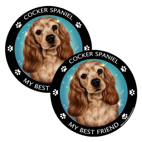 Cocker Spaniel Magnets My Best Friend Pair