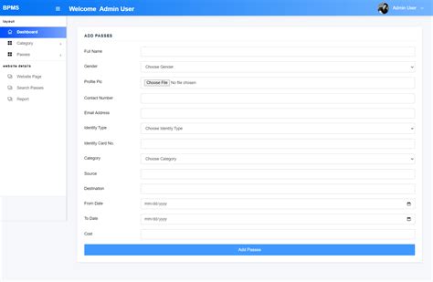 Bus Pass Management System Project Bus Pass System Project