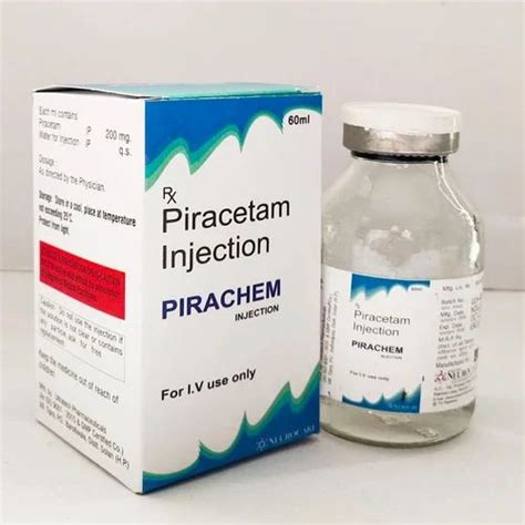 Piracetam 60 Ml Injection At Rs 669 Box Piracetam Injection In