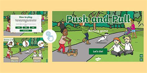 Push And Pull Interactive Game Teacher Made Twinkl