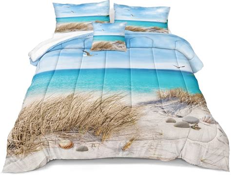 Move Over California King Comforter Set Beach Bedding Set 4