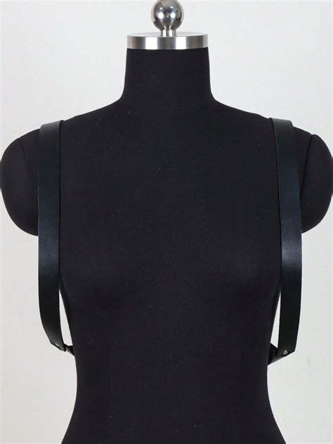 1pc Medieval Sword Shoulder Double Back Scabbard Sheath Frog Holder Pu Leather Rapier Buckle