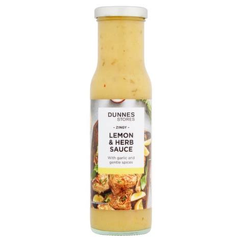 Dunnes Stores Zingy Lemon And Herb Sauce 250ml Dunnes Stores