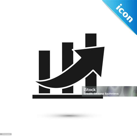 검은 금융 성장과 흰색 배경에 고립 된 동전 아이콘 수익 증대 벡터 일러스트레이션 0명에 대한 스톡 벡터 아트 및 기타 이미지