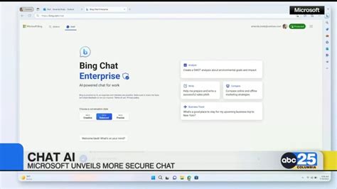 Microsoft Unveils More Secure Ai Powered Bing Chat Abc Columbia