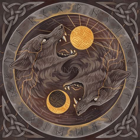 Artstation Hati And Skoll