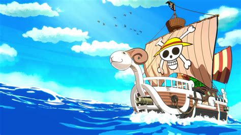 Thousand Sunny Pirate Ship One Piece Live Wallpaper Moewalls