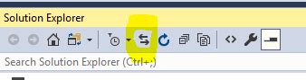 Visual Studio Track Active Item In Solution Explorer ONLY On Demand Stack Overflow