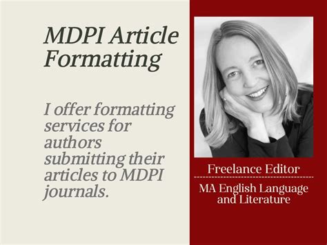A Formatted Mdpi Article Upwork