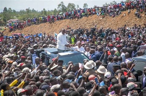 Uhurus First Accomplishment After Landing In Kisumu