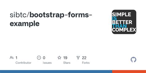 GitHub Sibtc Bootstrap Forms Example