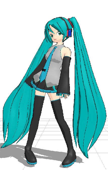 Mmd Hatsune Miku Pose By Moonlaments On Deviantart