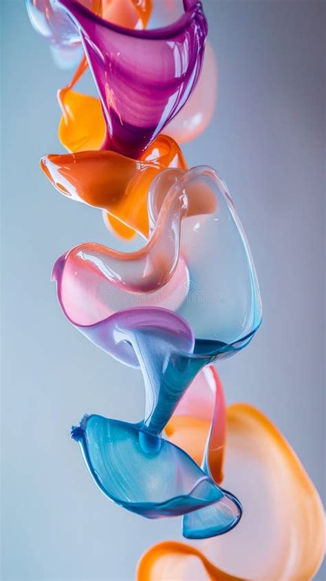 Colorful Swirling Glass Formations Create An Artistic Display In