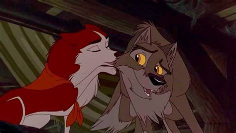 The Fox And The Hound Are Facing Each Other