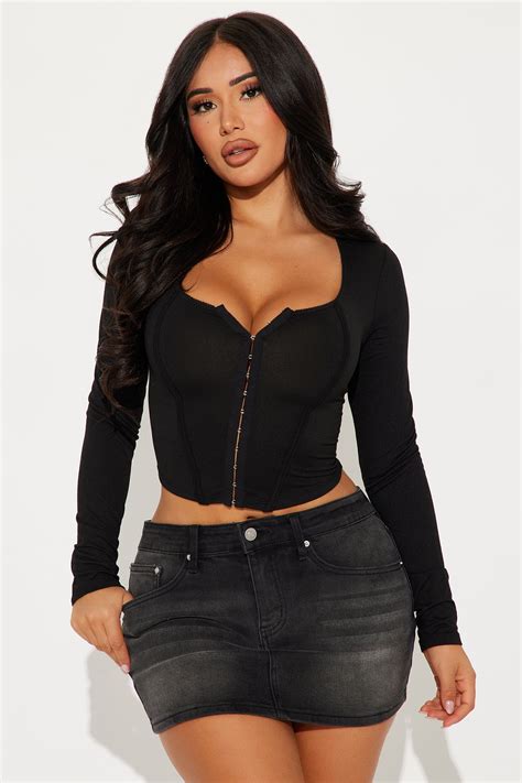 Lyric Corset Top Black Fashion Nova