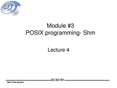 Ppt Interprocess Communication In Unix Exploring Semaphores Shared