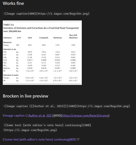 markdown images break in live preview mode when square brackets