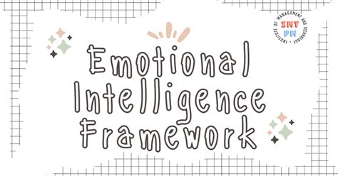 Emotional Intelligence Framework For Project Managers Imt Pm