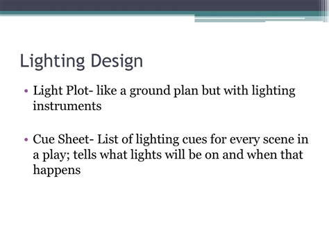 Designing For Theatre Ppt Download